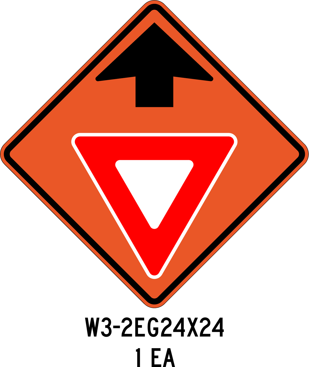W3-2 YIELD AHEAD — We-Do Equipment & Supply