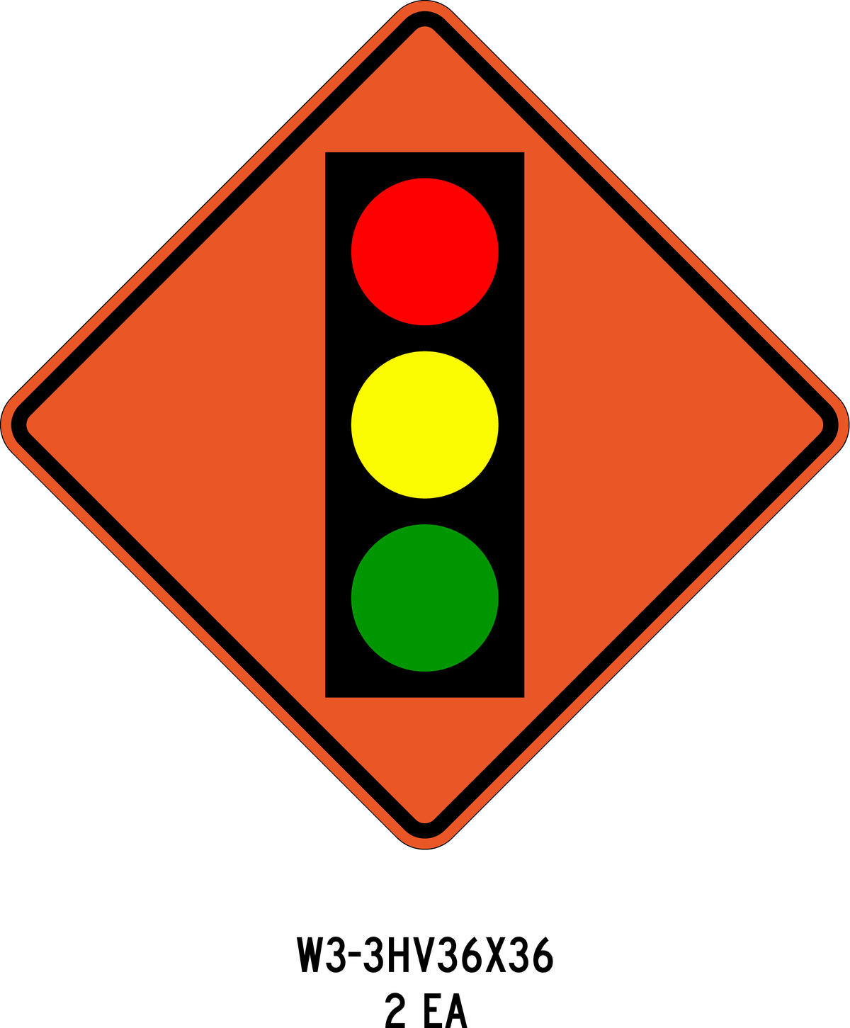 W3-3 SIGNAL AHEAD — We-Do Equipment & Supply